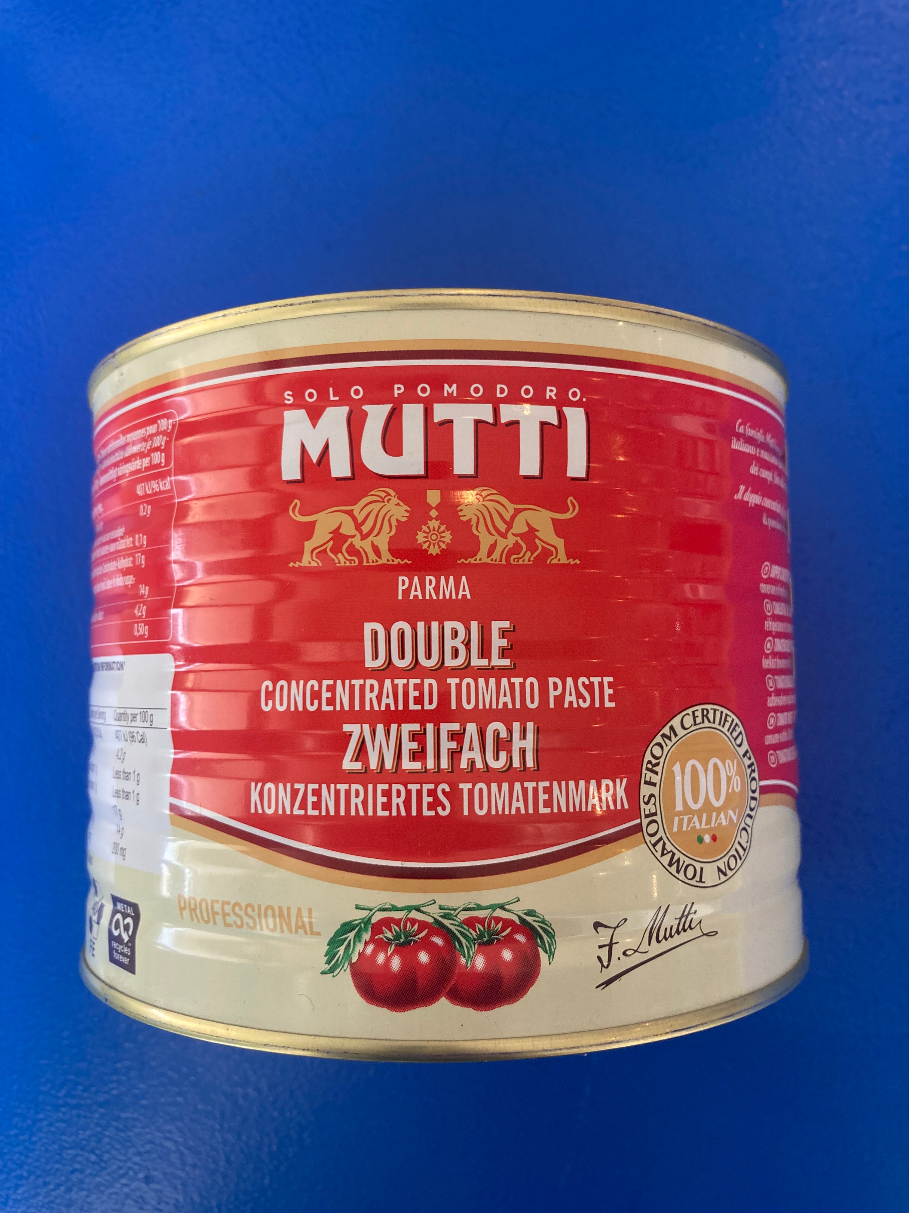 Mutti Double Concentrate Tomato Puree – Meraki Deli Cafe